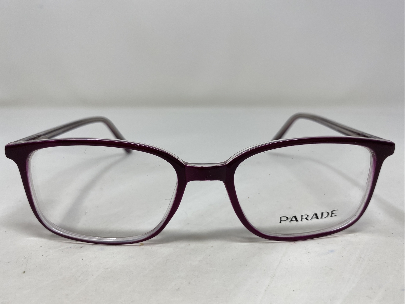 Parade Eyewear 1757 PLUM 53-19-146 Purple Plastic Full Rim Eyeglasses ...