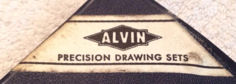 Vintage Alvin Precision Drawing 525B Set Germany Blue Silver ...