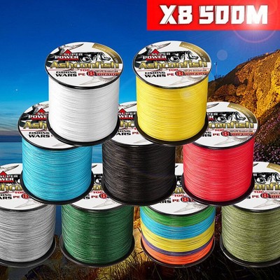 Ashconfish Braided Fishing Line 6lb-300lb 8 Strands PE Super Extreme ...