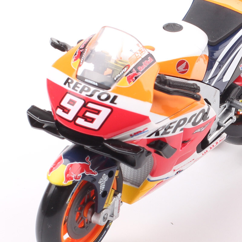 Maisto 1:18 2021 Honda RC213V Repsol #93 Marc Marquez Motorcycle Model ...