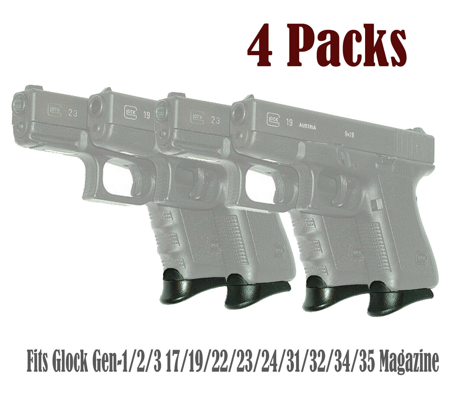 Glock 23 Gen 3 Grips Extender