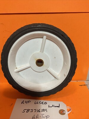 Genuine AYP SEARS HUSQVARNA WHEEL 7X1.5.WHITE Part# 583716501 USED AA ...