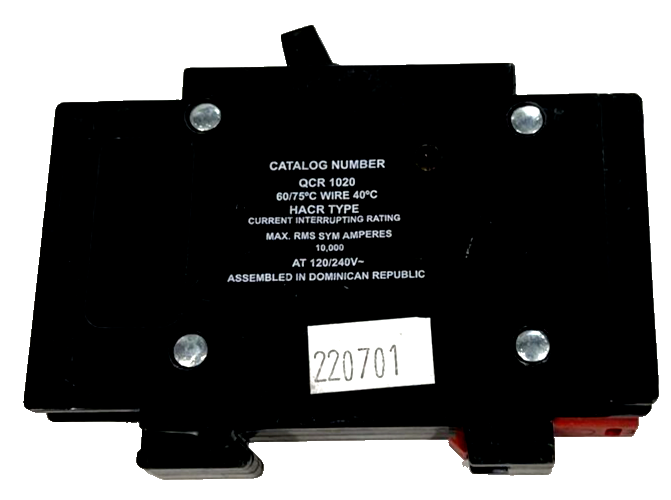 Eaton Circuit Breaker QCR1020 1 Pull 20 Amp | eBay