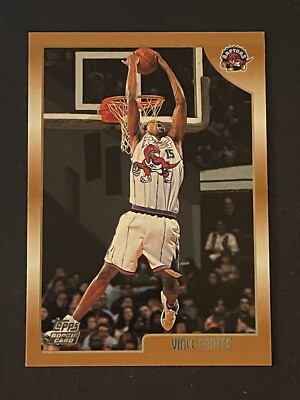 1998-99 Topps Vince Carter Rookie Card RC #199 Toronto Raptors - NM/MT ...