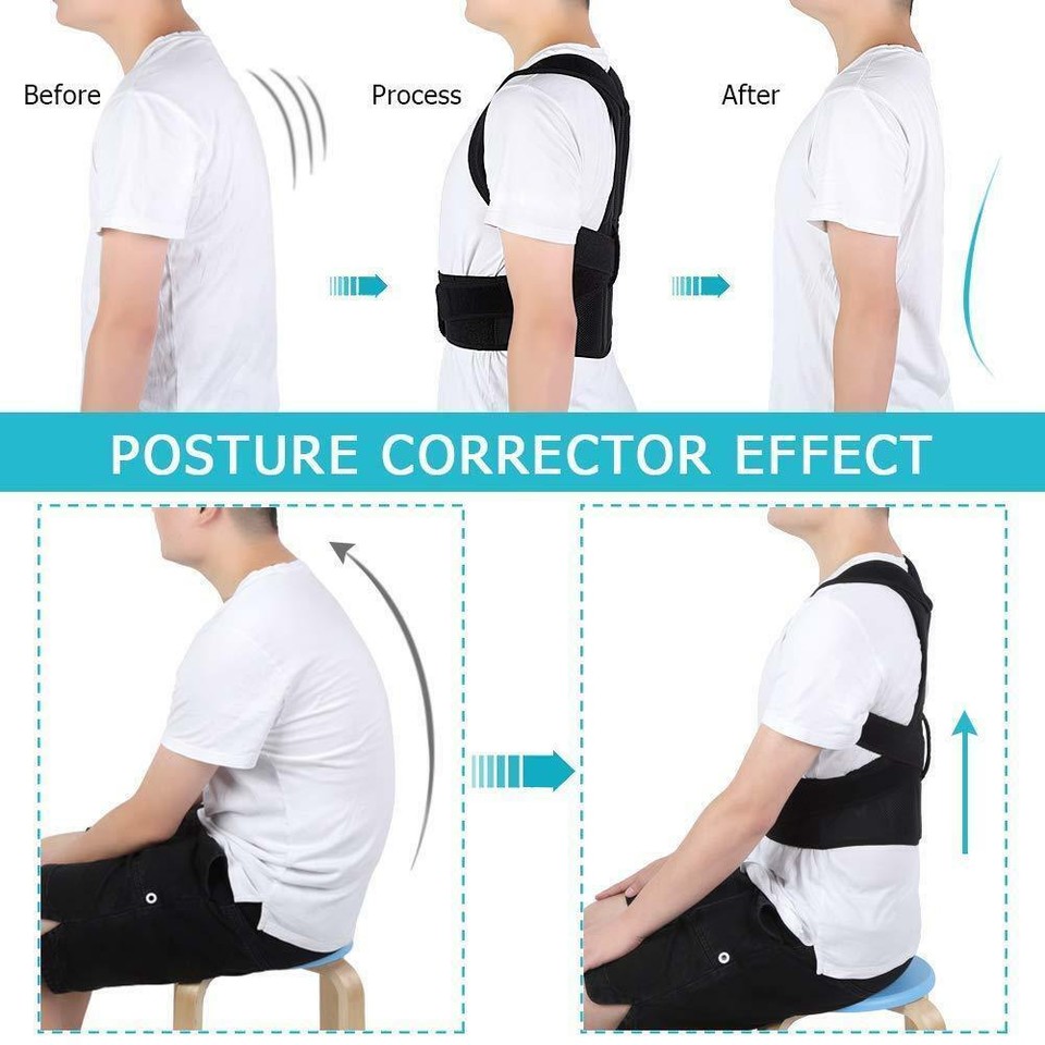 US STOCK Heavy Lifting Lumbar Back Men/Women Waist Support Belt Brace ...