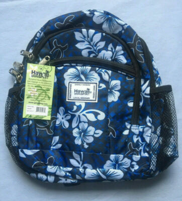 Hawaii Spirit Navy Mini Backpack Hawaiian Print Kids Travel Beach ...