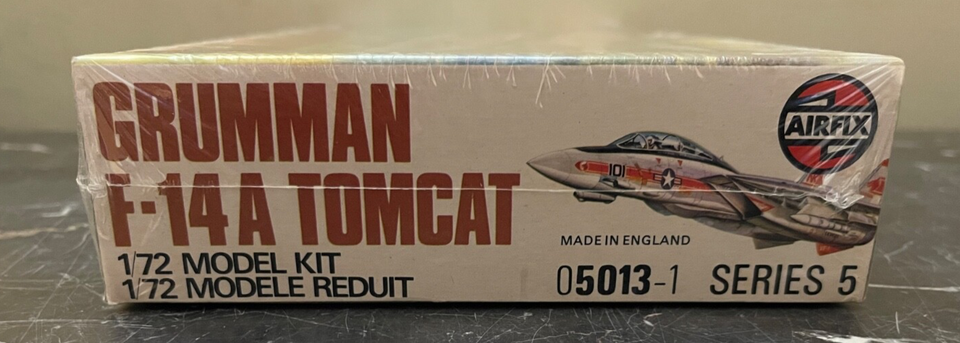 Vintage 1975 Airfix Models 1/72 Grumman F-14A Tomcat Kit No. 5013 ...
