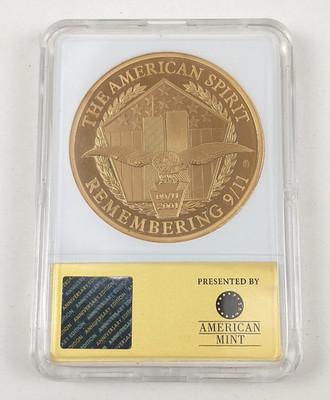 American Mint Gold Layered Proof Coin "The American Spirit" Remembering ...
