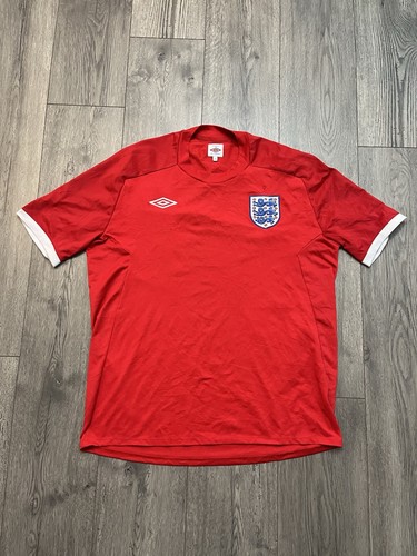 England 2010 Umbro Away Kit Size 46 L/XL Soccer Jersey Football Shirt ...