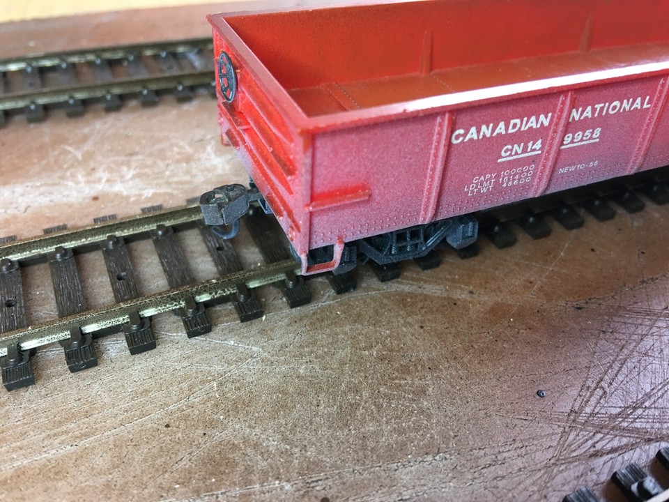 Weathered Canadian National Open Gondola CN 149958 HO Scale Trains | eBay