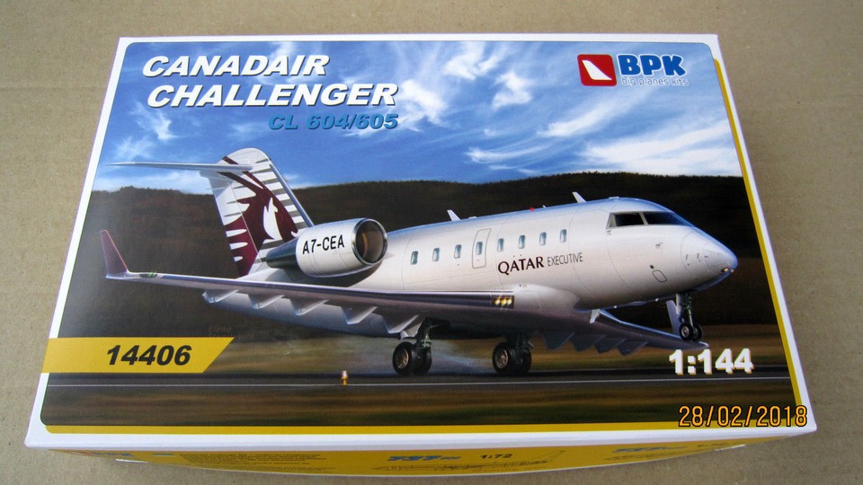 BPK 14406 - 1/144 - Canadair Challenger Cl604/605 Passenger Aircraft ...