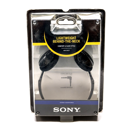Sony MDR-G45LP Lightweight Behind The Neck Stereo Headphones Corded ...
