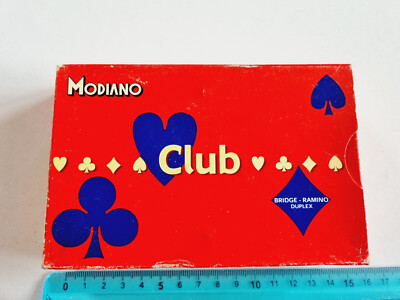 Cards Playing Cards Sealed Modiano Club Rilla Original 80s - New | eBay