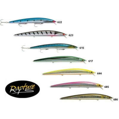 RAPTURE MAGNETO 14,5 cm 22 gr SAR SINKING minnow pro series LURES ...