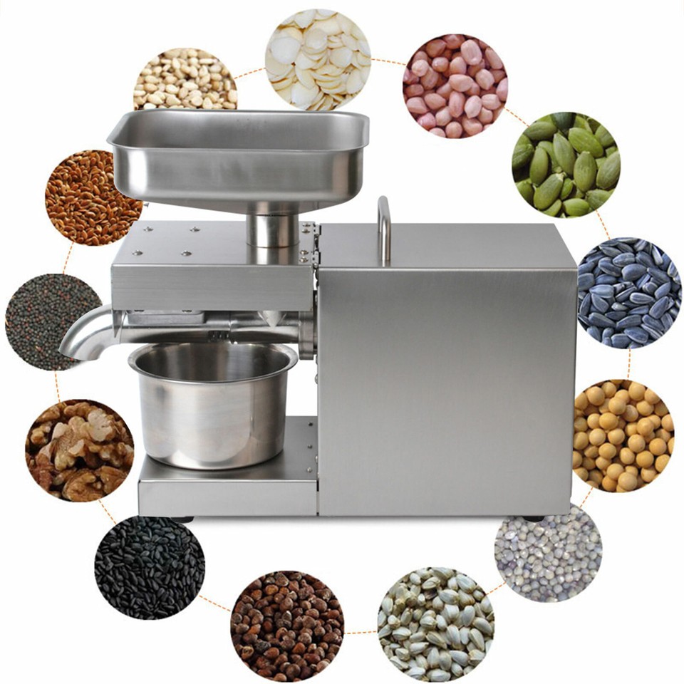 Commercial Automatic Oil Press Machine Oil ExpellerElectric Cold/Hot ...