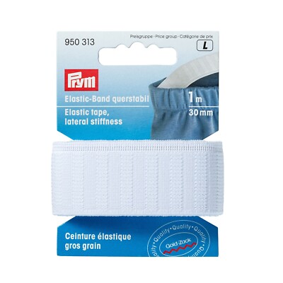 1m Elastic-Band 3,99 €/m Prym 950313 Gummilitze querstabil Elastic ...