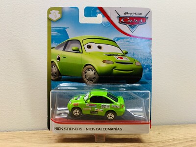 Nick Stickers Green Small Sedan Radiator Springs Pixar Diecast Die Cast ...