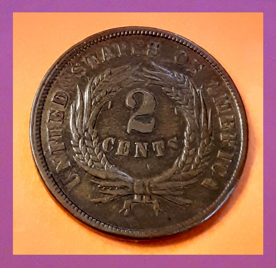 1865 AU (Full Motto) Two Cent Coin ( Includes Video) | eBay