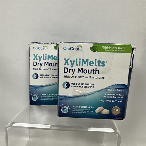 XyliMelts Discs for Dry Mouth 40 Mints X 2 Pack 02/2027 855933000517| eBay