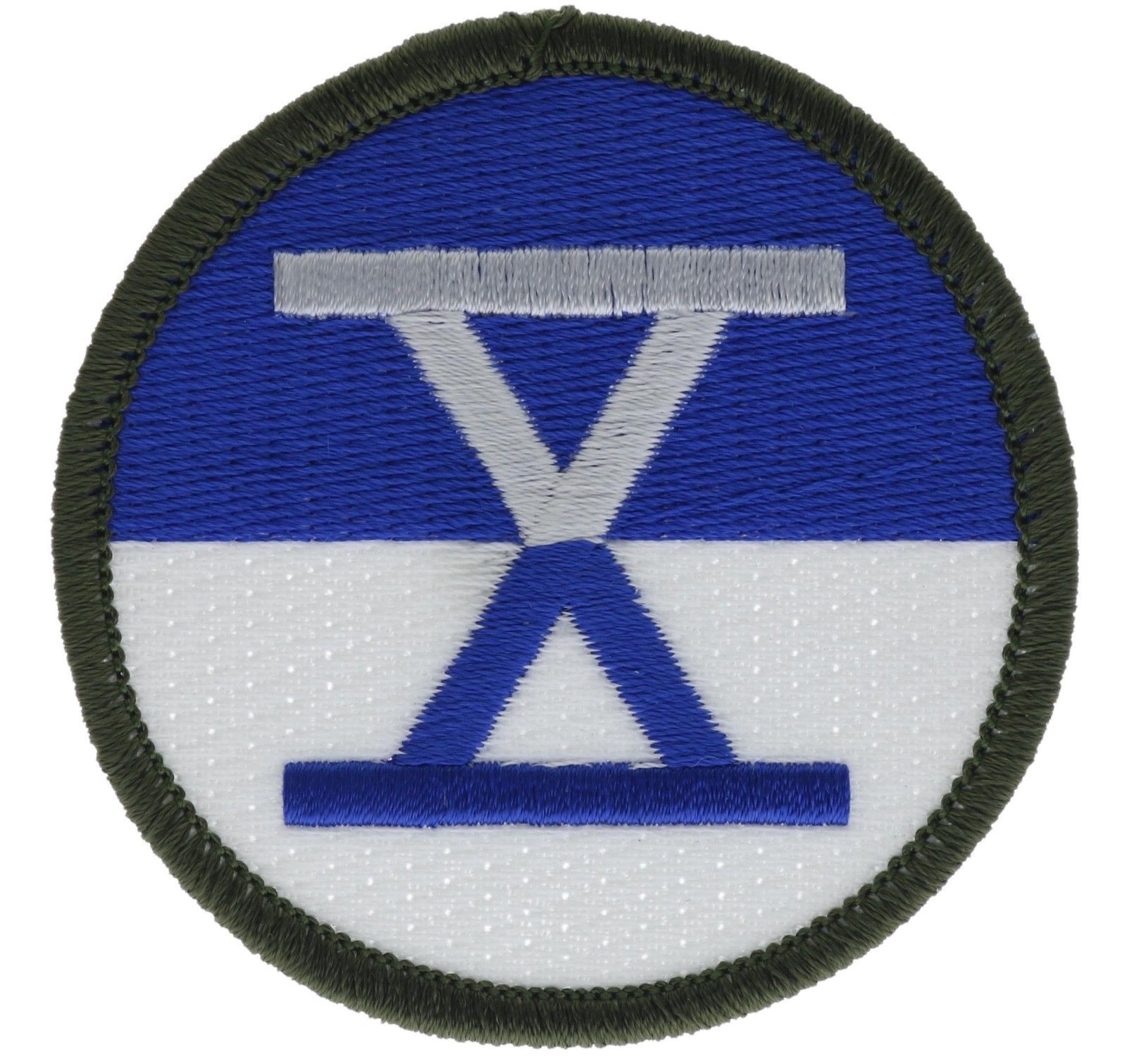 10th Corps US Army 2.5 Inch Cap Hat Embroidered Patch EE0501 F1D20T | eBay