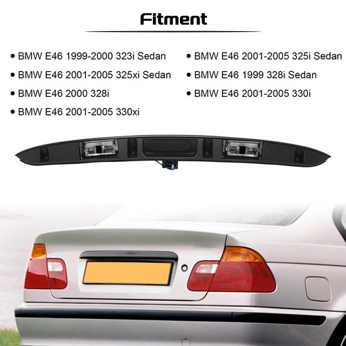 Trunk Lid Grip With Key Button 51137171699 For BMW 3 Series E46 Sedan ...