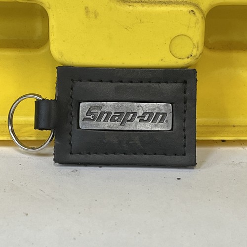 Snap-On Tools Leather Keychain Black Leather | eBay
