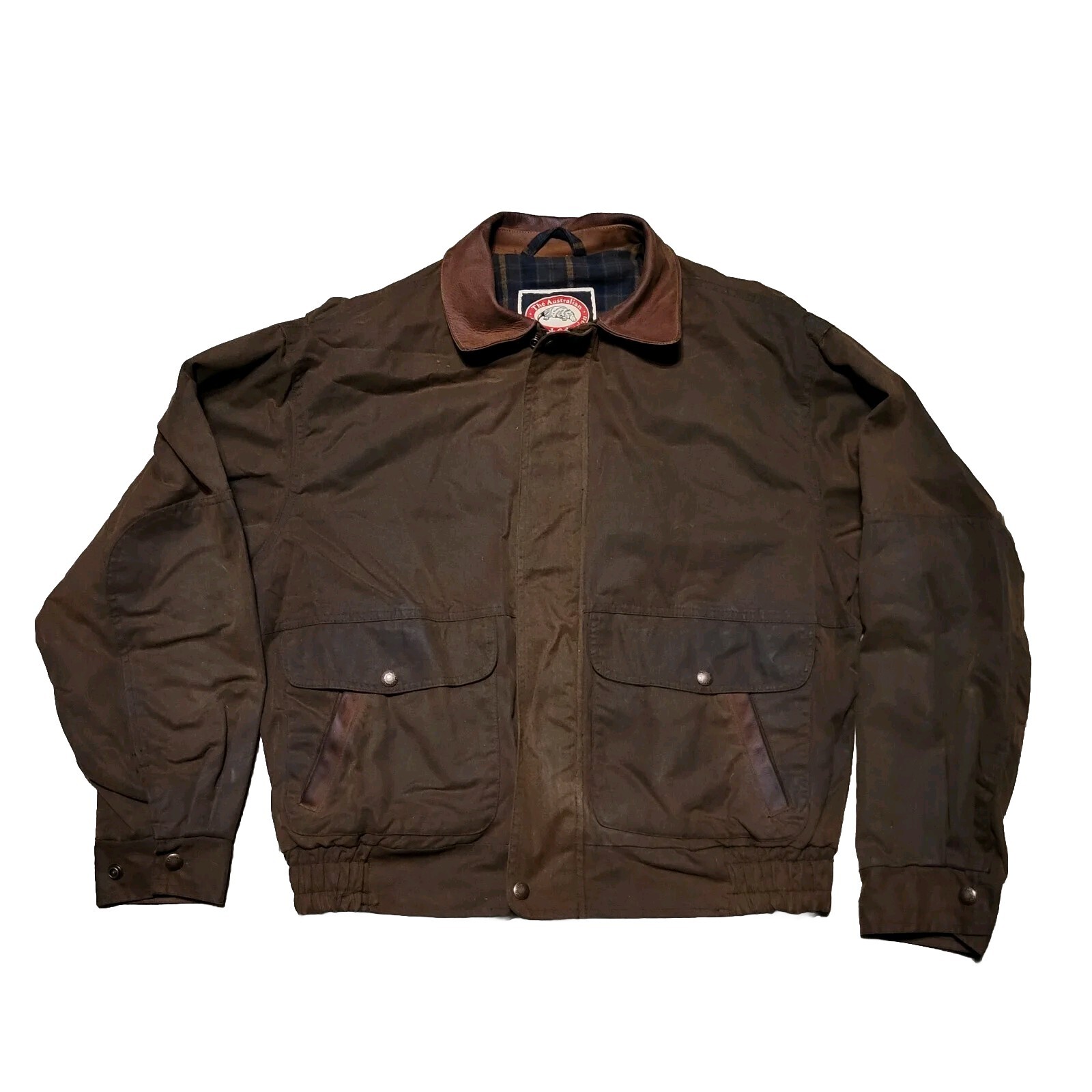 Australian Outback Collection Jacket Brown OilSkin Bl… - Gem