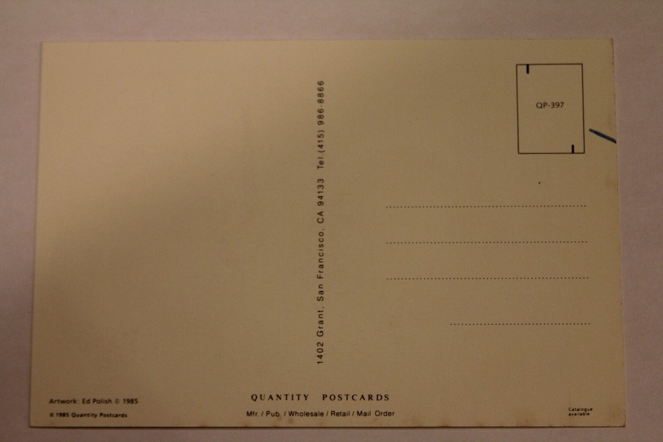 I Love That Man He's No Welfare Scum Postcard 1985 Vintage Quantity Postcard | eBay