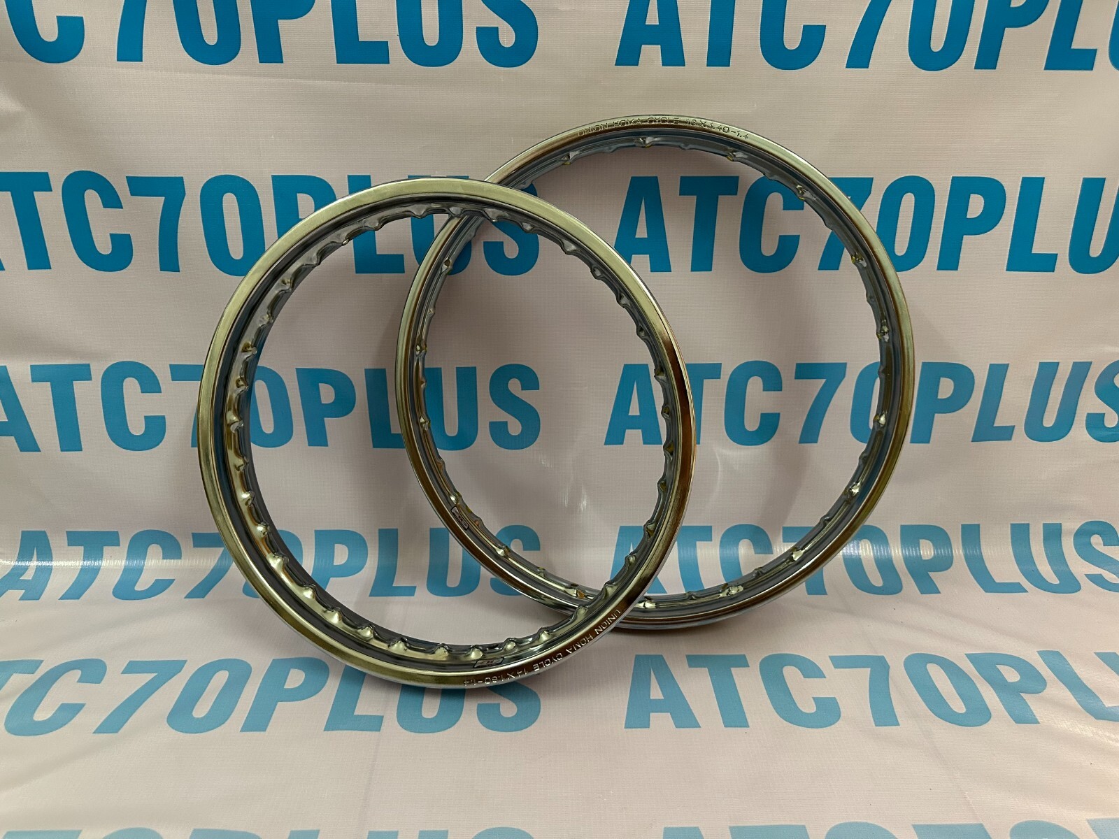 1973-1978 Honda XR75 XR 75 FRONT AND REAR WHEEL RIM RIMS | Black ...