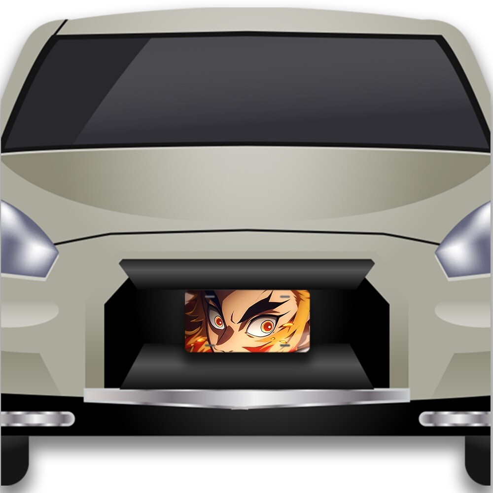 Rengoku Demon Slayer Anime Decorative Custom License Plate 6"x12" | eBay