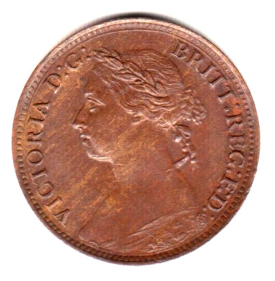 1884 Great Britain Queen Victoria 1 One Farthing. | eBay