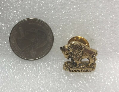 Manitoba Canada Bison Buffalo Travel Pin | eBay