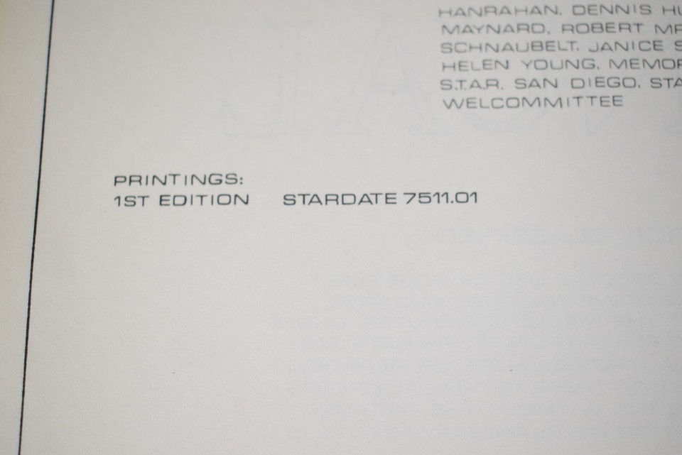 Star Trek STAR FLEET TECHNICAL MANUAL 1st edition 1st printing 1975 | eBay