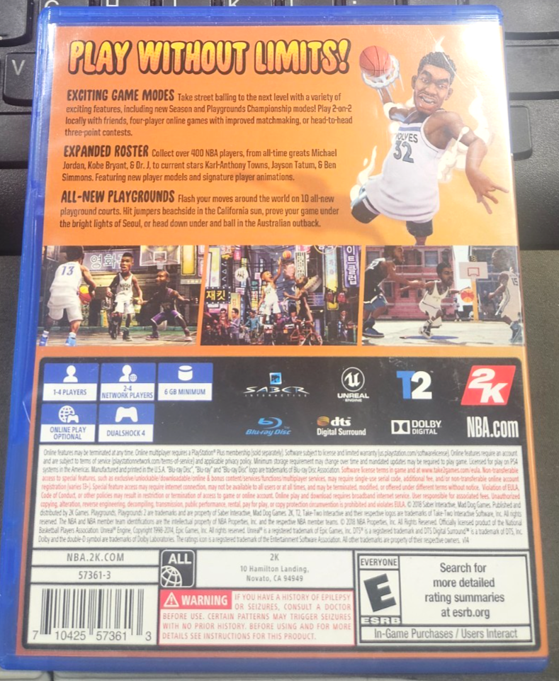 NBA 2K Playgrounds 2 (PS4) PLAYSTATION 4 GOOD!!! 710425573613| eBay