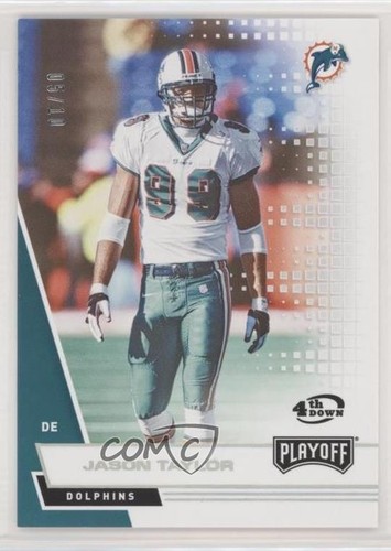 2020 Panini Playoff 4th Down /10 Jason Taylor #13 HOF | eBay