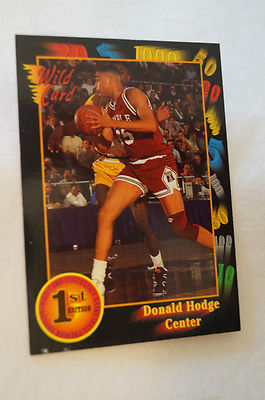 NBA CARD - 1st Edition -Wildcard -Collegiate Basketball -Donald Hodge ...