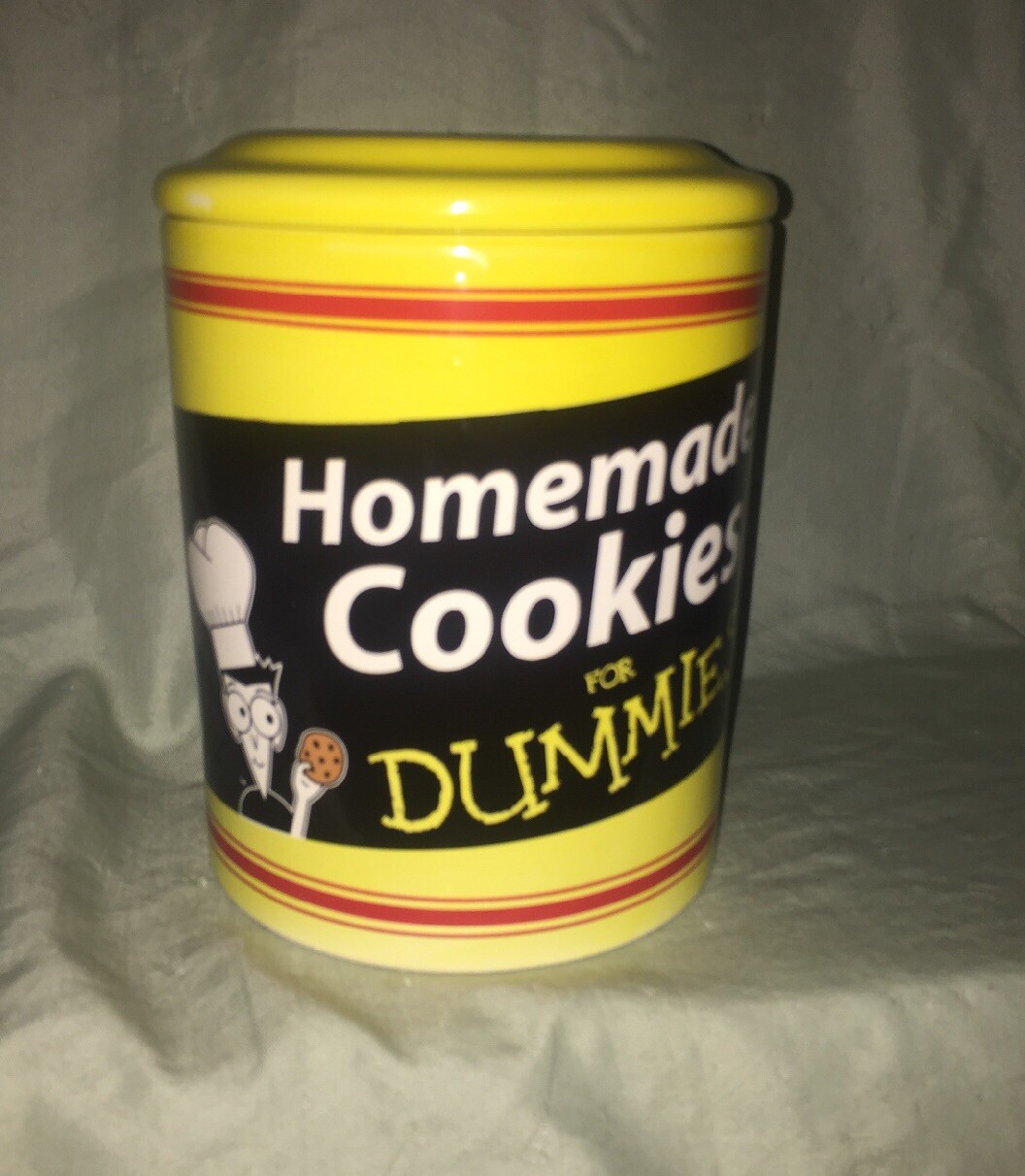 Homemade Cookies for Dummies Ceramic Cookie Jar/Canister | eBay