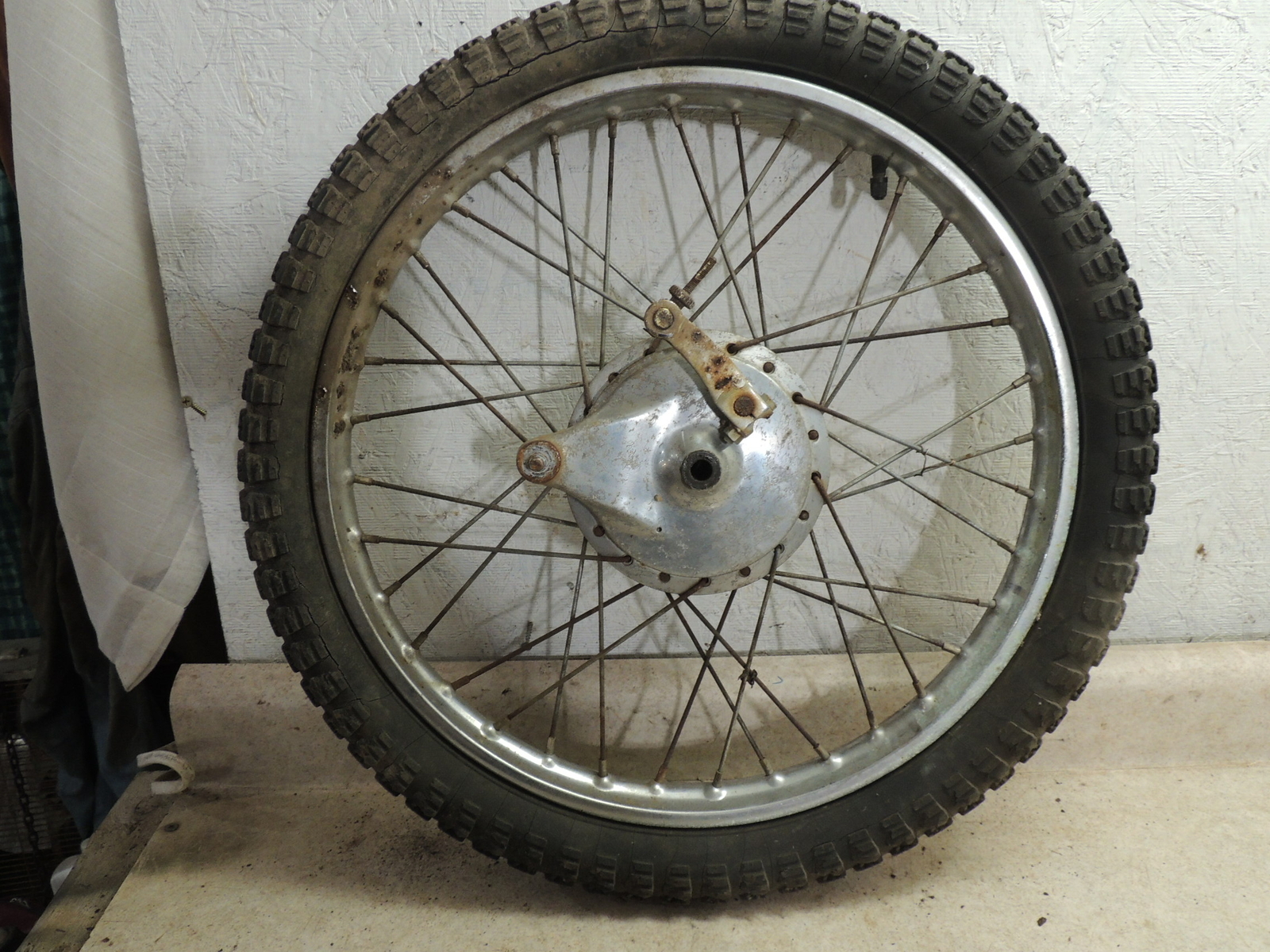 Suzuki Suzy Mokick M30 M31 Rear Wheel Assy w/ Hub & Brake Plate | eBay