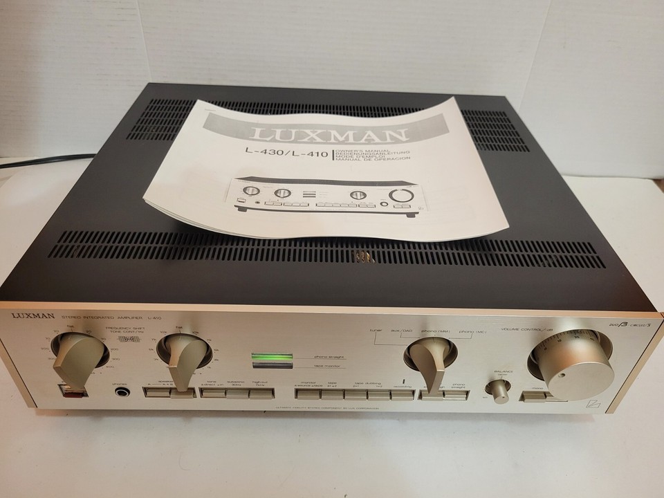 Luxman L-410 Stereo Integrated Amplifier 75Wpc Audiophile Hifi Amp | eBay
