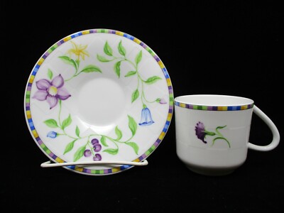 RICHARD GINORI ATHENA BOTTICELLI CUP & SAUCER - 2 1/2" 0907E | eBay