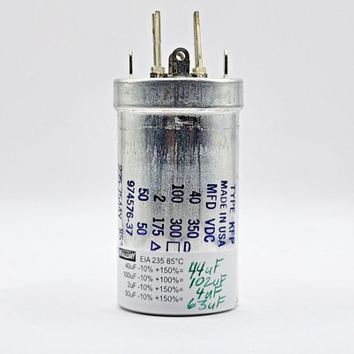 Mallory RCA Section Capacitor 40/100/2/50uF-350/300/175/50V • Fully ...
