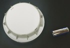 Caravan Motorhome Quartz Clock 72mm Round Silver Chrome Bezel with ...