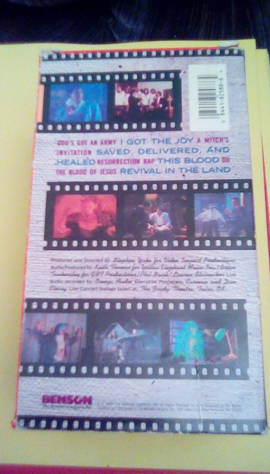 Revival In The Land - Carman 1990 VHS early rare Christian rock music ...