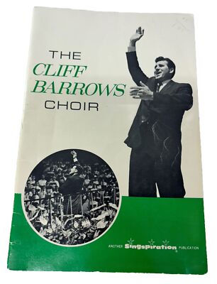 Vintage 1965 Cliff Barrows Choir Sheet Music Songbook Christian ...