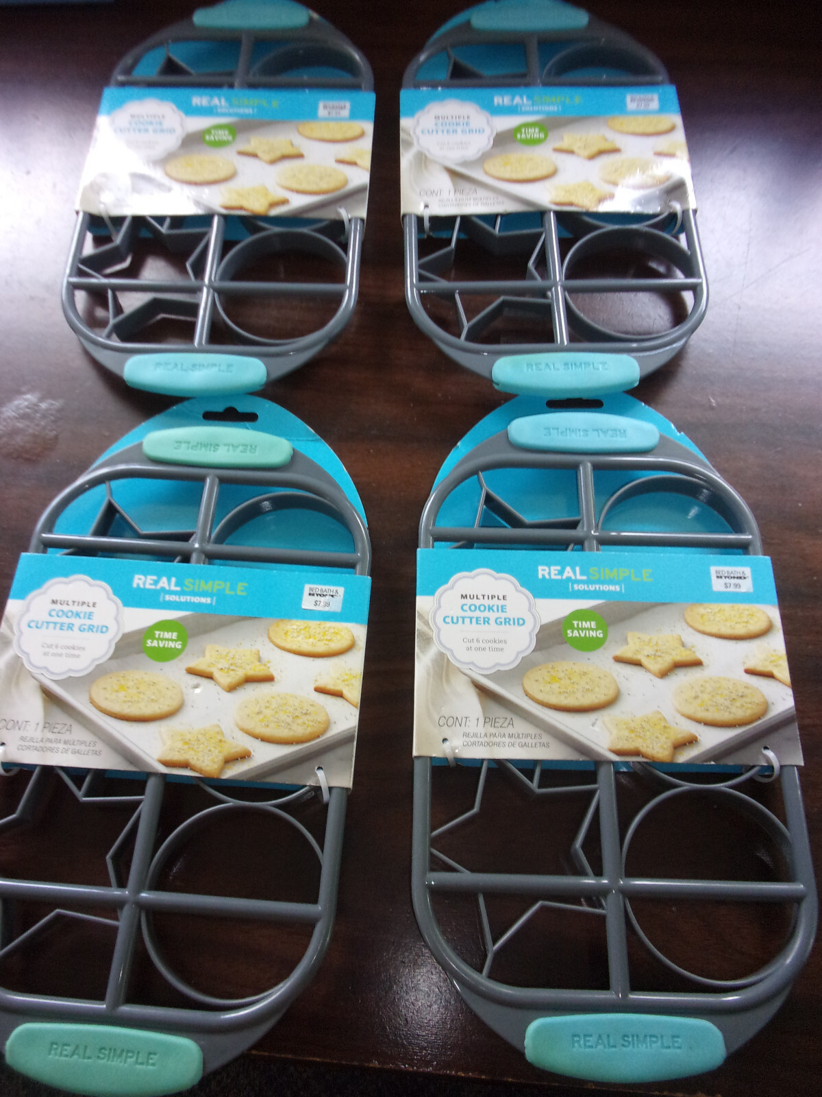 4 Bed Bath & Beyond Cookie Cutter Grids each makes 6 cookies 3 stars ...