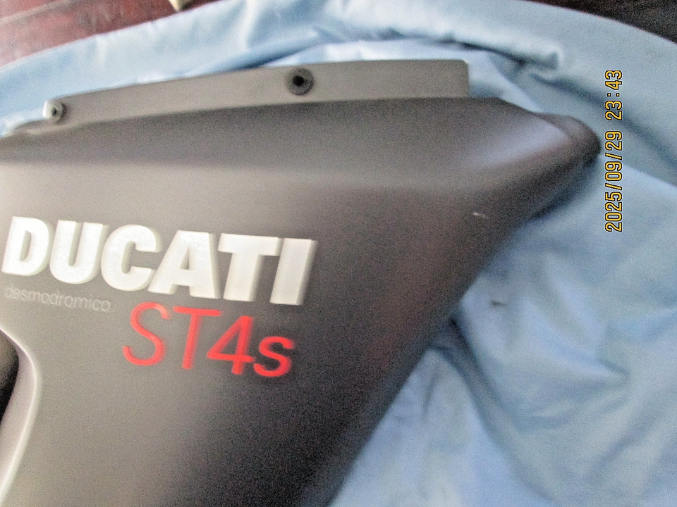 DUCATI OEM ST4S ST3 ST4 ST2 matte GREY right SIDE UPPER FAIRING ST4S ...