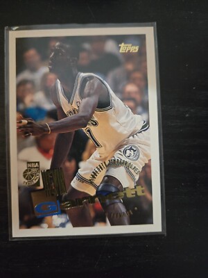 1995-96 Topps Kevin Garnett #237 Minnesota Timberwolves Rookie RC Card ...