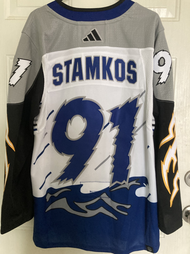 Adidas Tampa Bay Lightning Reverse Retro 2.0 Steven Stamkos Jersey Size ...