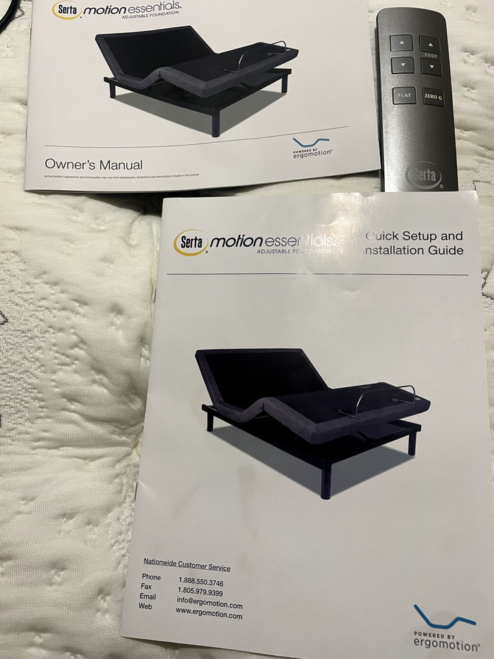 Serta Motion Essentials Base and Aireloom Ingraham Luxetop King ...
