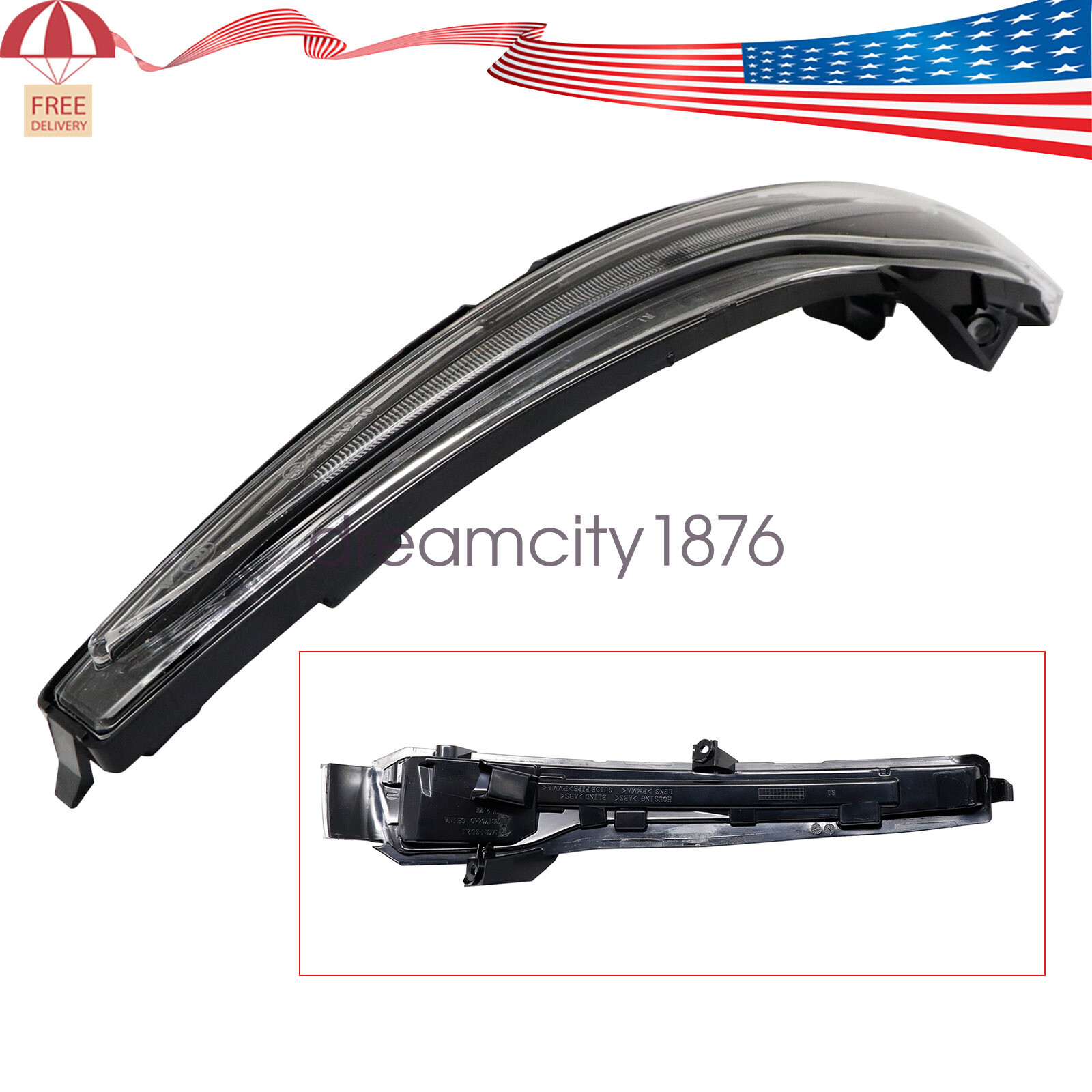 New Mirror Turn Signal Light Right Passenger Side for Mercedes Benz ...